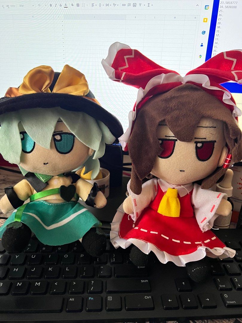 Touhou fumo dolls on Carousell