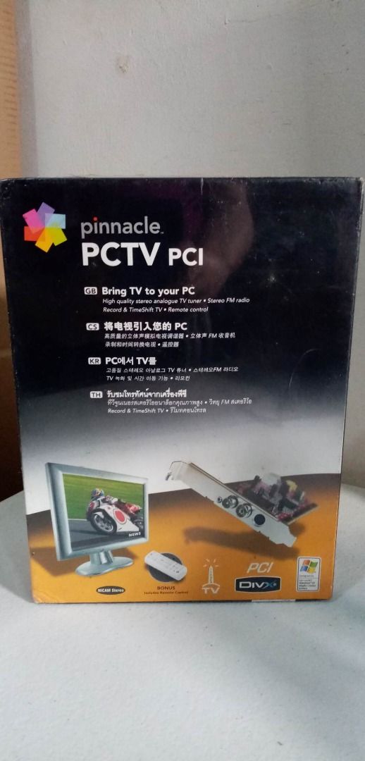 Turn your Computer into TV-PCTV PCI Card, Computers & Tech, Parts ...