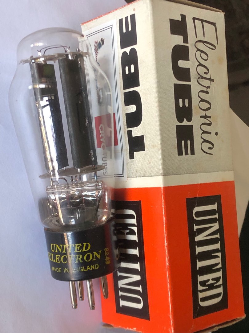NOS 英國U18/20 CV31 整流管（全新）代5U4G 5AR4 (United Electron, MWT Marconi 代工？）, 興趣及遊戲, 音樂、樂器 & 配件, 樂器配件 ...
