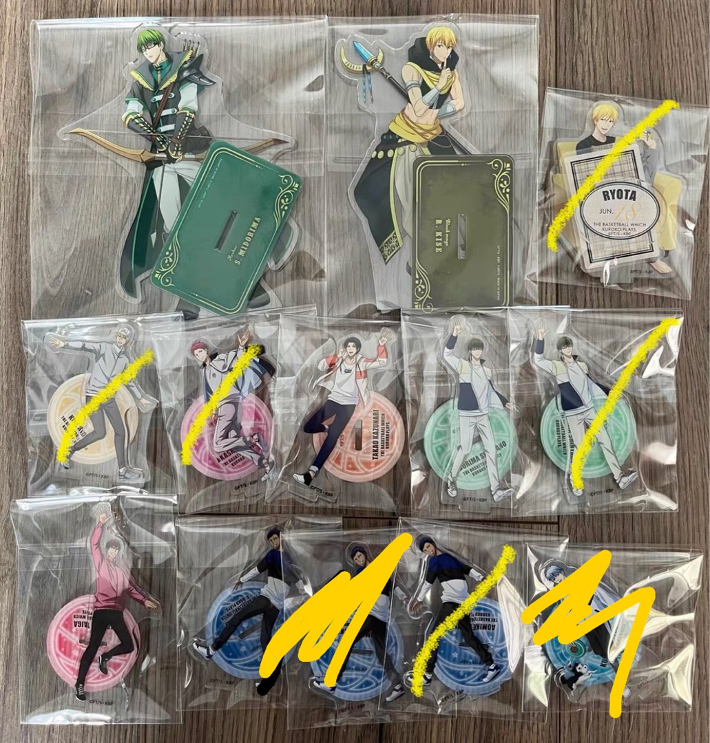 [UPDATED] Kuroko no basket knb standees, Hobbies & Toys, Memorabilia ...