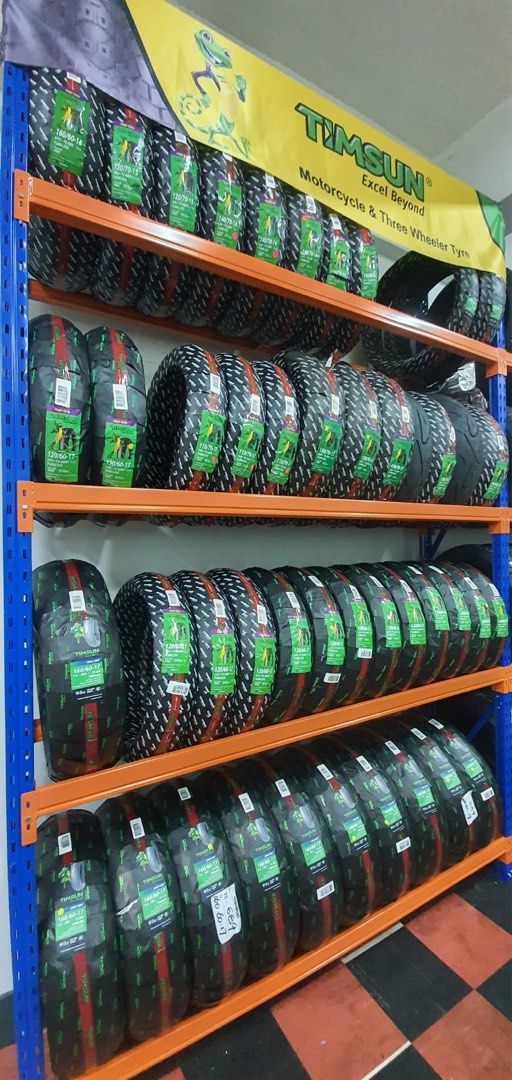 Used Tyre Racking System, Furniture & Home Living, Furniture, Shelves ...