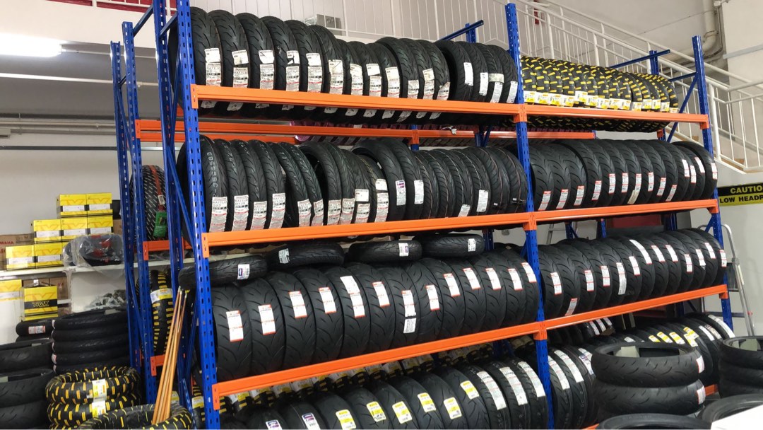 Used Tyre Racking System, Furniture & Home Living, Furniture, Shelves ...