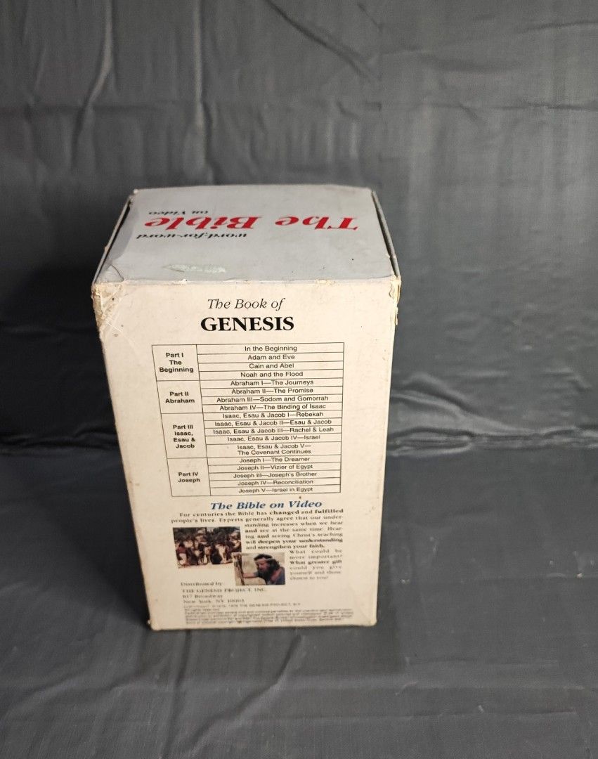 VHS Tapes The Bible The Book Of Genesis, Hobbies & Toys, Memorabilia ...