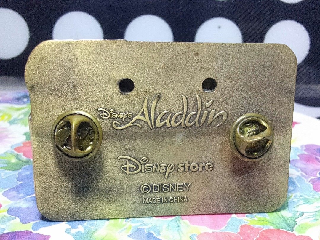Vintage Brass Disney Aladdin Pin From Disney Store, Hobbies & Toys ...