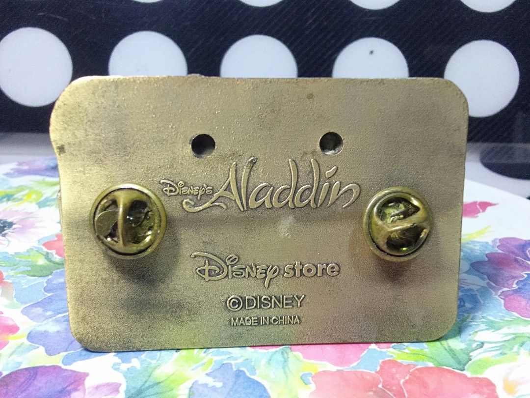 Vintage Brass Disney Aladdin Pin From Disney Store on Carousell