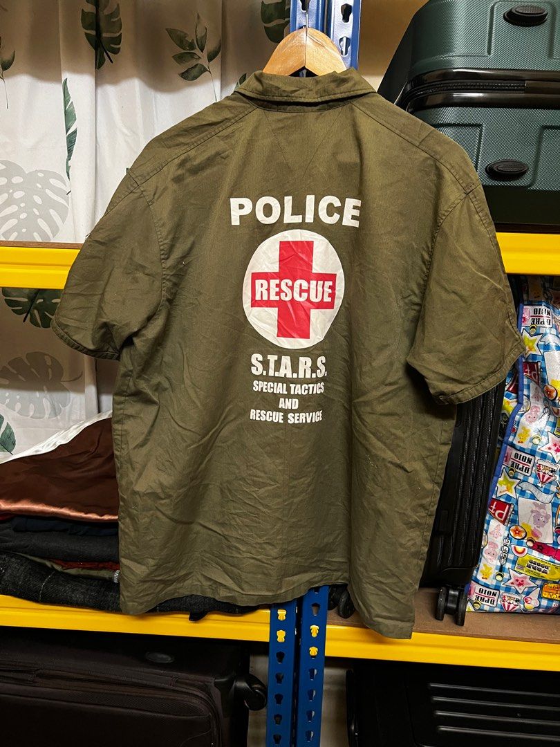 Vintage Capcom Raccoon Police, Men's Fashion, Tops & Sets, Tshirts ...