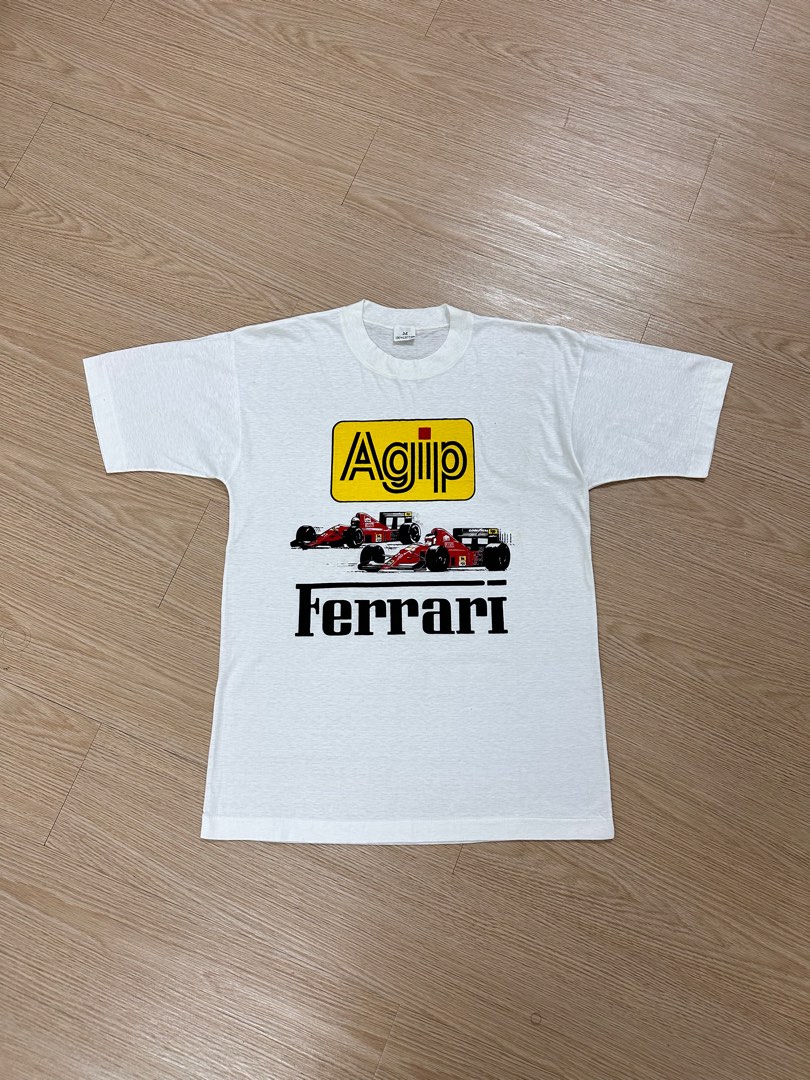Vintage Ferrari Agip Formula 1 Tee, Men's Fashion, Tops & Sets, Tshirts ...
