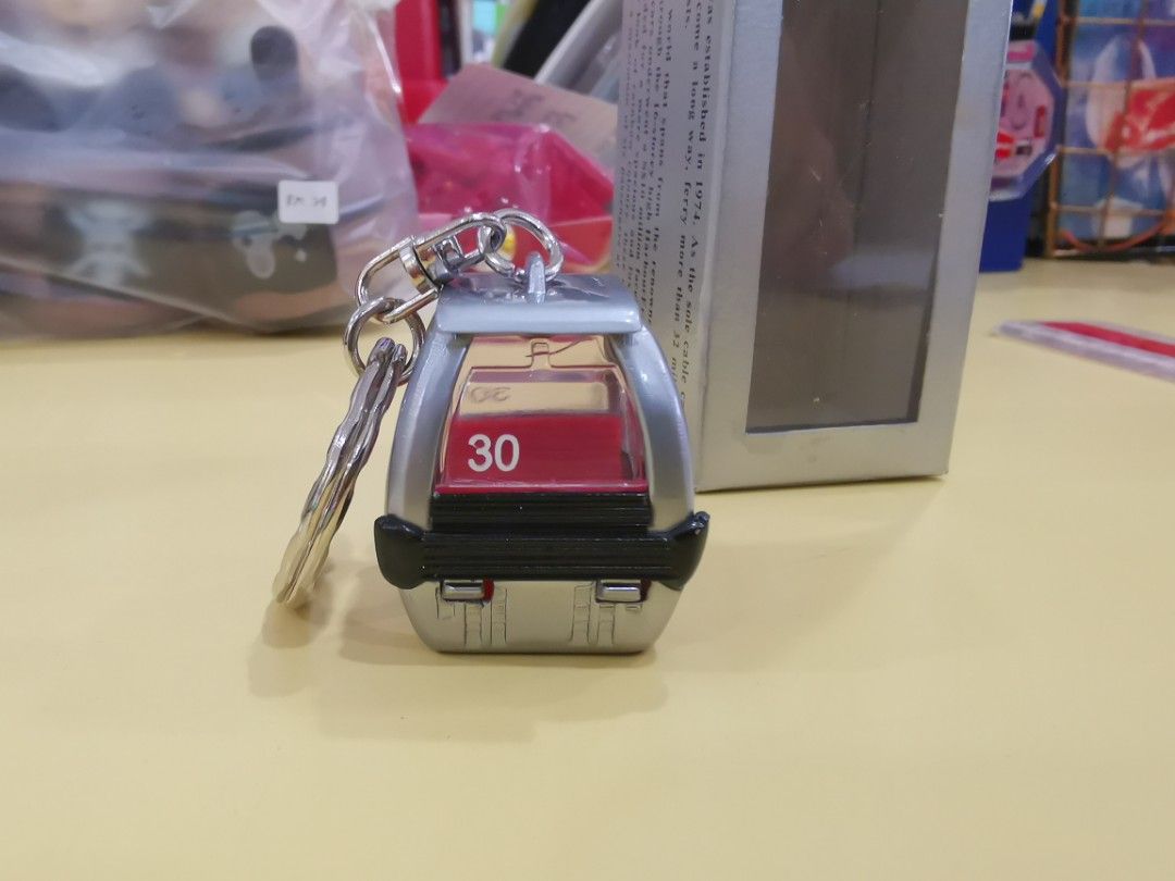 Vintage Singapore Cable Car Souvenir Key Chain With Box, Hobbies & Toys ...