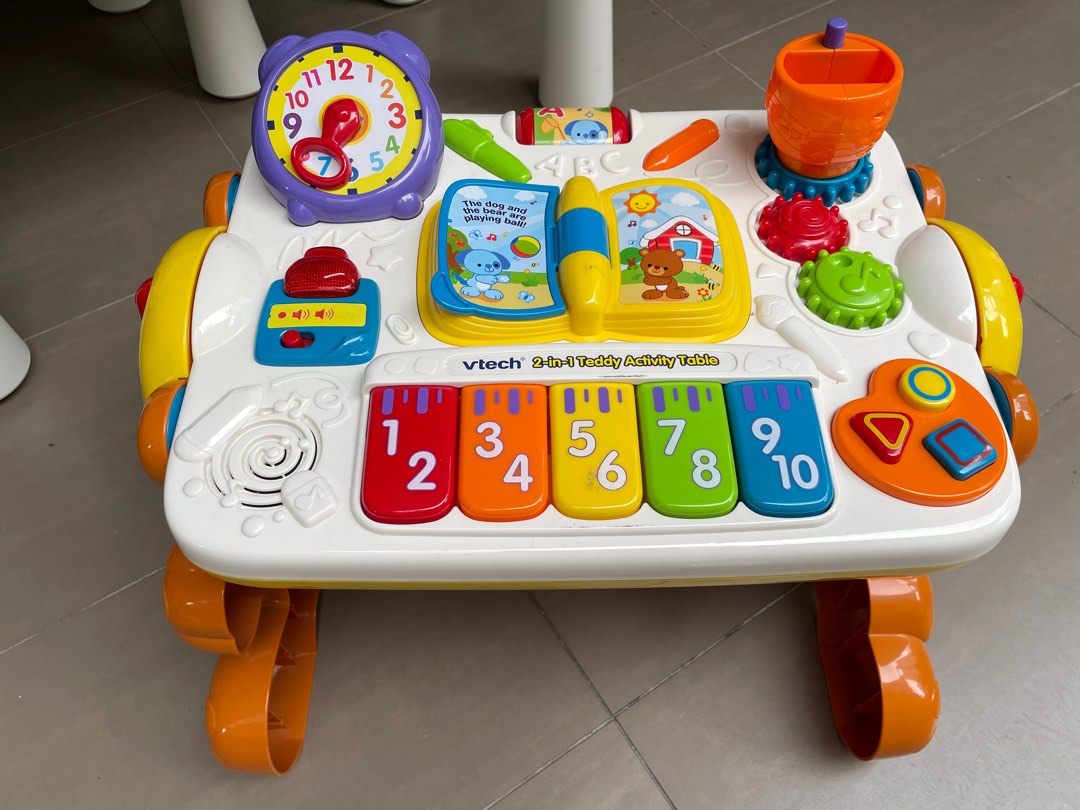 VTech Learning Table, Babies & Kids, Infant Playtime on Carousell