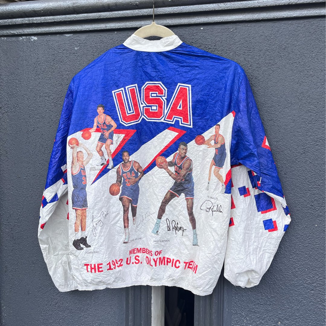 Vtg 90s Nba olympic jacket, Men's Fashion, Coats, Jackets and Outerwear ...