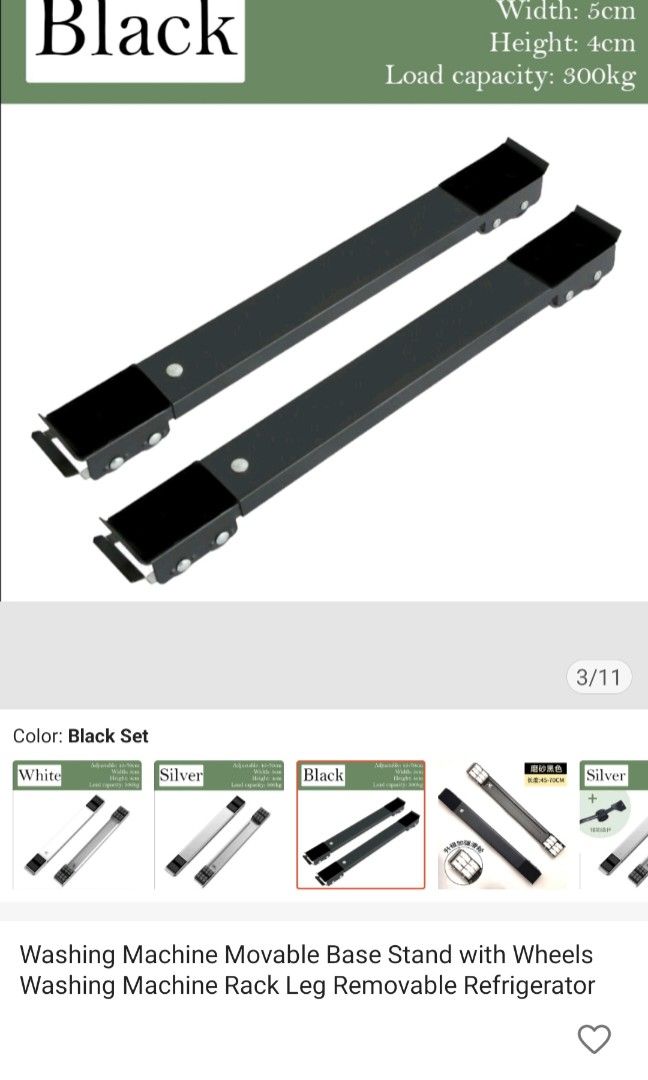 Washing machine rollers, Furniture & Home Living, Home Improvement ...