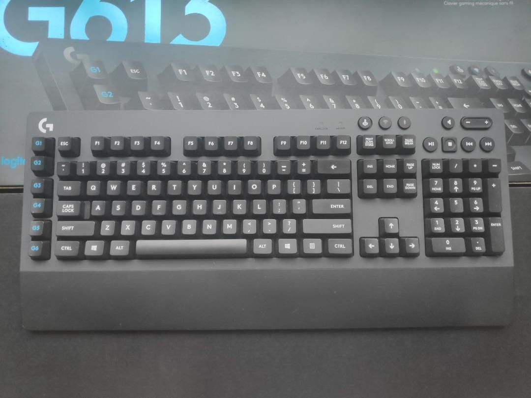 Wireless mechanical keyboard Logitech G613, Computers & Tech, Parts ...
