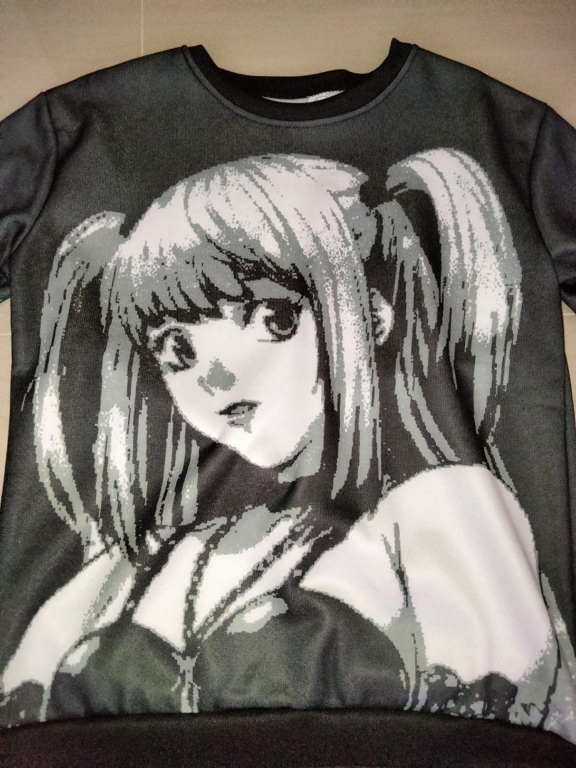 Y2k Death Note Anime Sweater, Women's Fashion, Coats, Jackets and ...