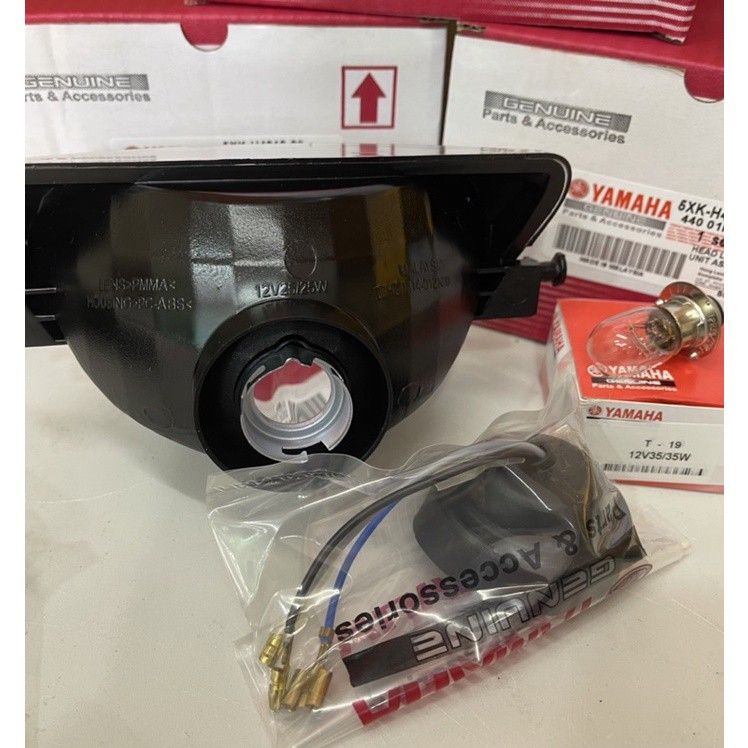 YAMAHA Y125 Y125ZR HEAD LAMP INCLUDE SOCKET & BULB -ORIGINAL PRODUCT, Motorcycles, Motorcycle ...
