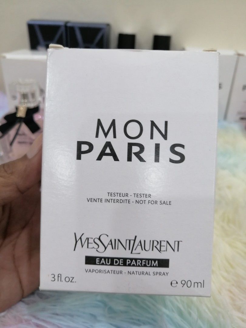 YSL MON PARIS TESTER 90ML EDP, Beauty & Personal Care, Fragrance ...