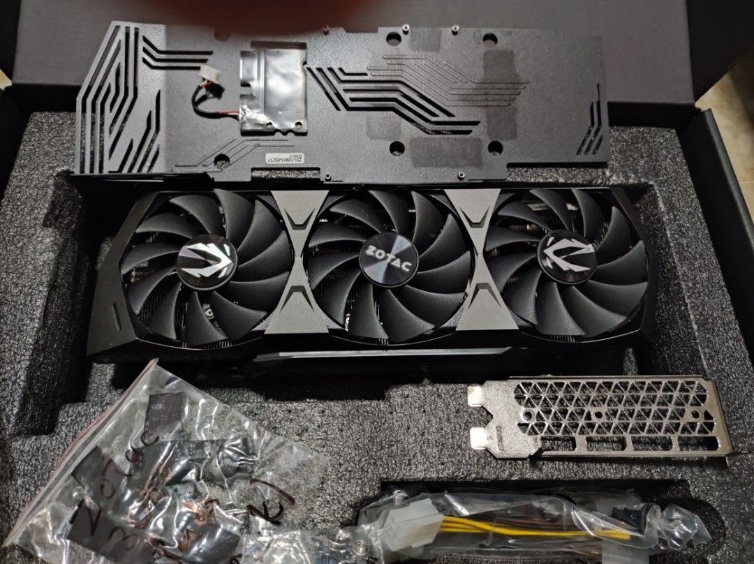 Zotac 3080 LHR 10GB with Bykski waterblock, Computers & Tech, Parts ...