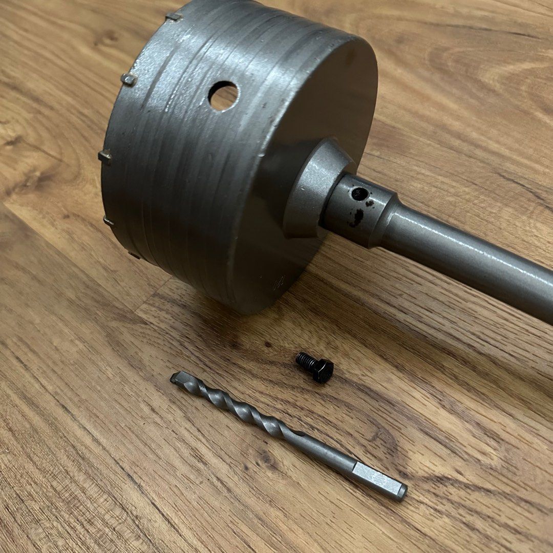 120mm SDS Core Drill Bit Set for Masonry Stone Brick Concrete Block ...