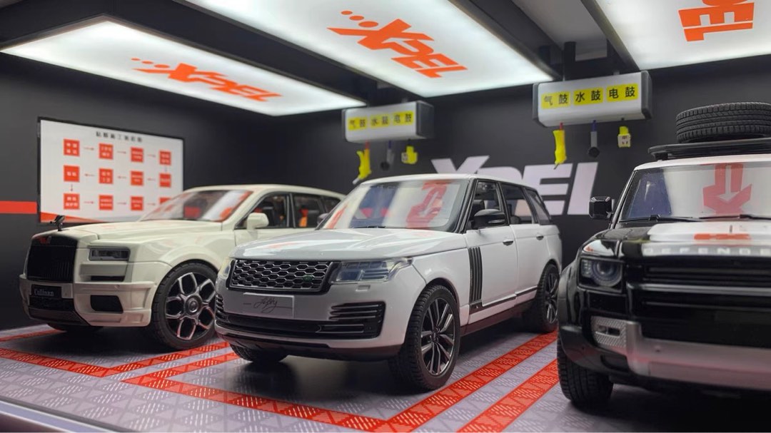 1/24 and 1/18 (1-8 slots) Xpel Carpark Display Diorama with LED and ...