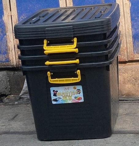 143L BIG BLACK STORAGE BOXES - To Paranaque, Furniture & Home Living ...