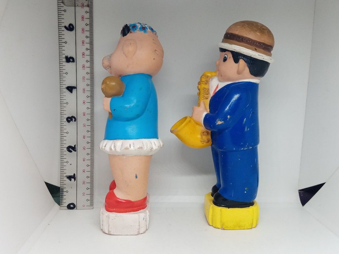 1980s Jollibee Band Lady Moo & Mr. Yum, Hobbies & Toys, Memorabilia ...