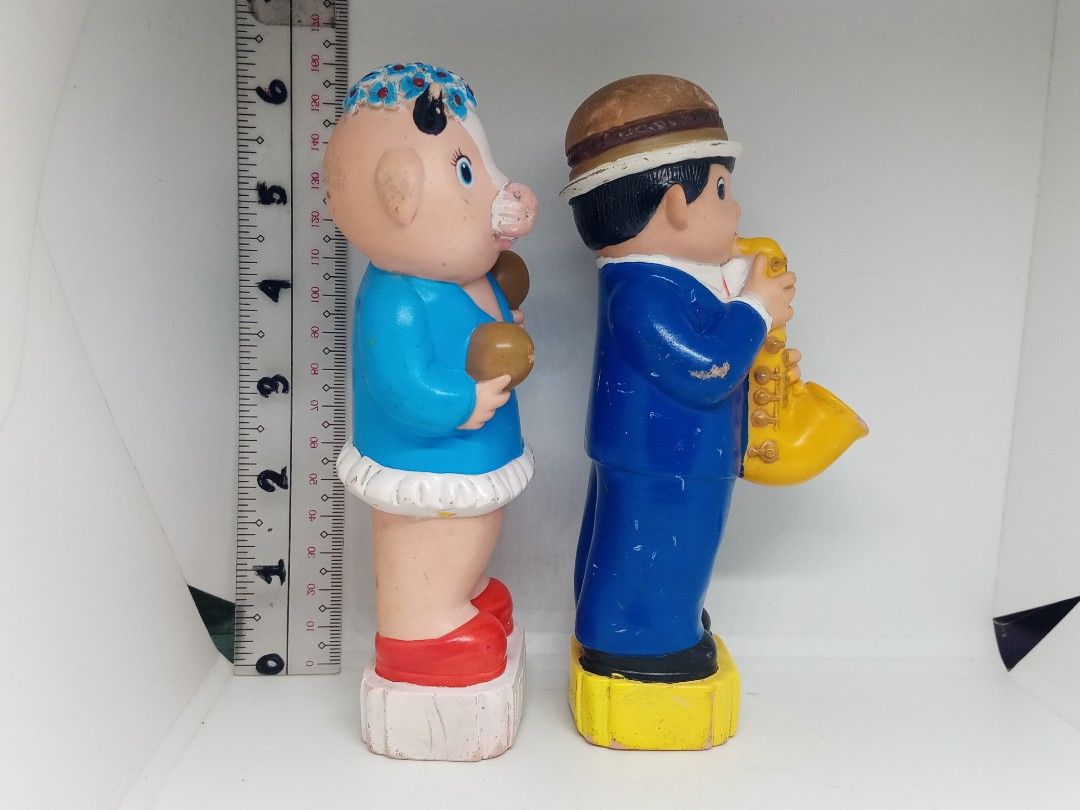 1980s Jollibee Band Lady Moo & Mr. Yum, Hobbies & Toys, Memorabilia ...