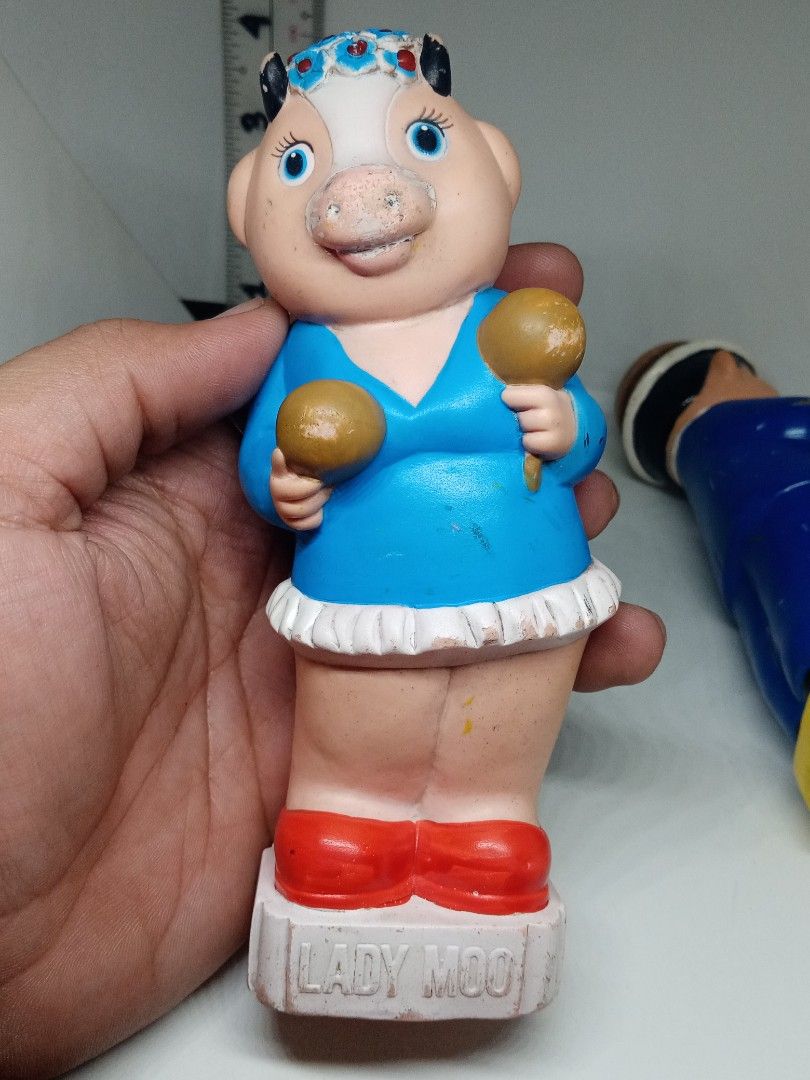 1980s Jollibee Band Lady Moo & Mr. Yum, Hobbies & Toys, Memorabilia ...