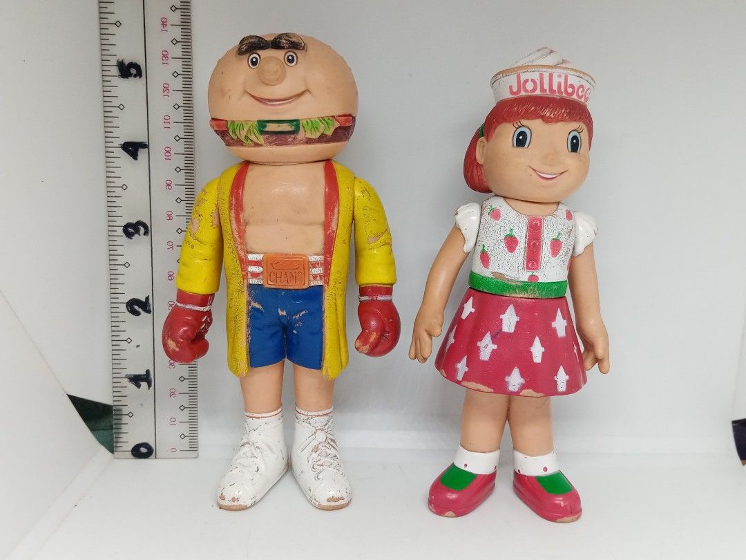1980s Jollibee Standee Champ & Twirlie, Hobbies & Toys, Memorabilia ...