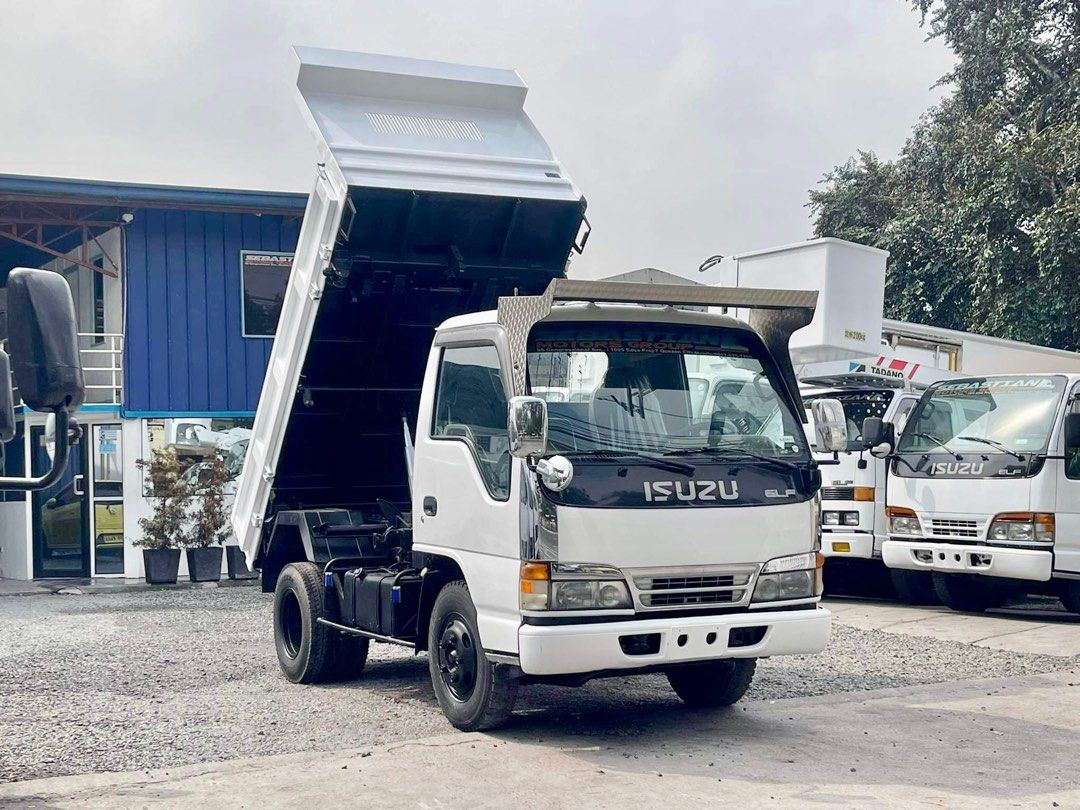 2021 Isuzu Elf Mini Dump Truck 3-Way Camel Chassis High Deck 4HG1 ...