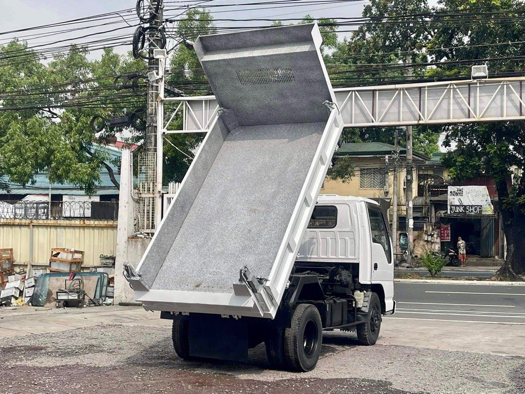 2021 Isuzu Elf Mini Dump Truck 3-Way Camel Chassis High Deck 4HG1 ...