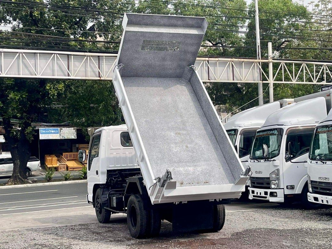 2021 Isuzu Elf Mini Dump Truck 3-Way Camel Chassis High Deck 4HG1 ...