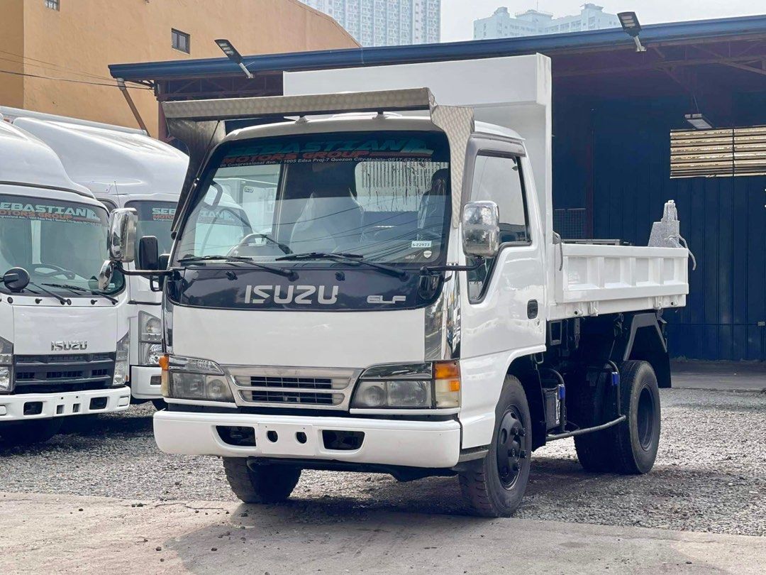 2021 Isuzu Elf Mini Dump Truck 3-Way Camel Chassis High Deck 4HG1 ...