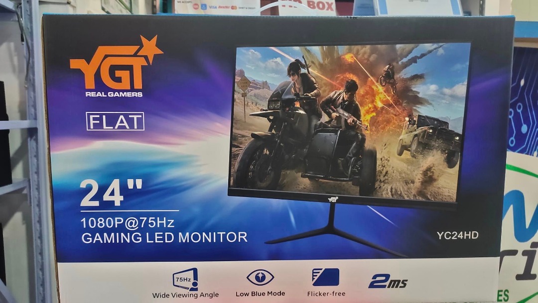 24''ygt monitor 75 hz, Computers & Tech, Parts & Accessories, Monitor ...