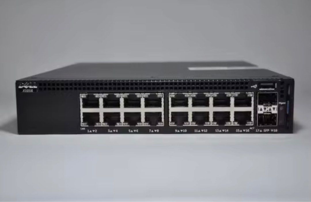 2 Units of Dell Networking X1018 Smart Web Managed Switch with Tandem Tray KF Comtech, Computers ...