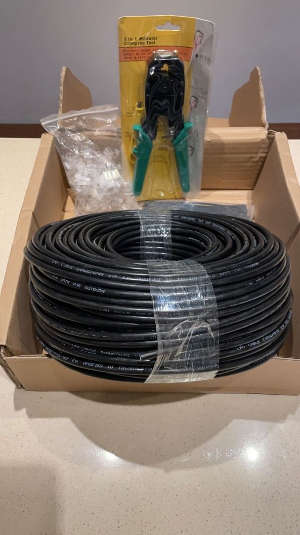 3008) MutecPower 100m CAT6 Outdoor waterproof Direct Burial Ethernet ...