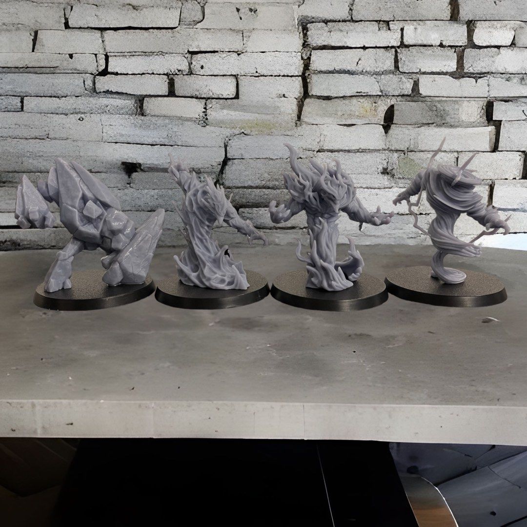 3D Printed Elementals, Hobbies & Toys, Toys & Games on Carousell