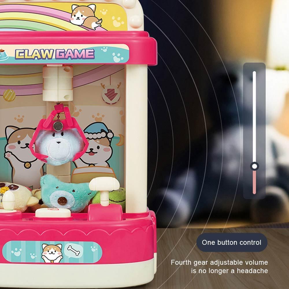(6 Dolls)DIY Claw Toy Grabber, Mini Home Electronic Claw Machine With ...