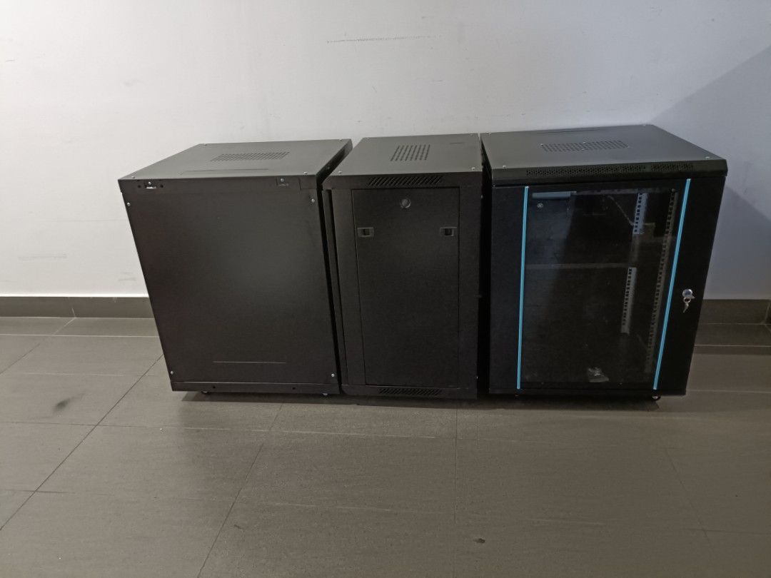 6U 12U 15U. Network patch panel server rack, Computers & Tech, Parts ...