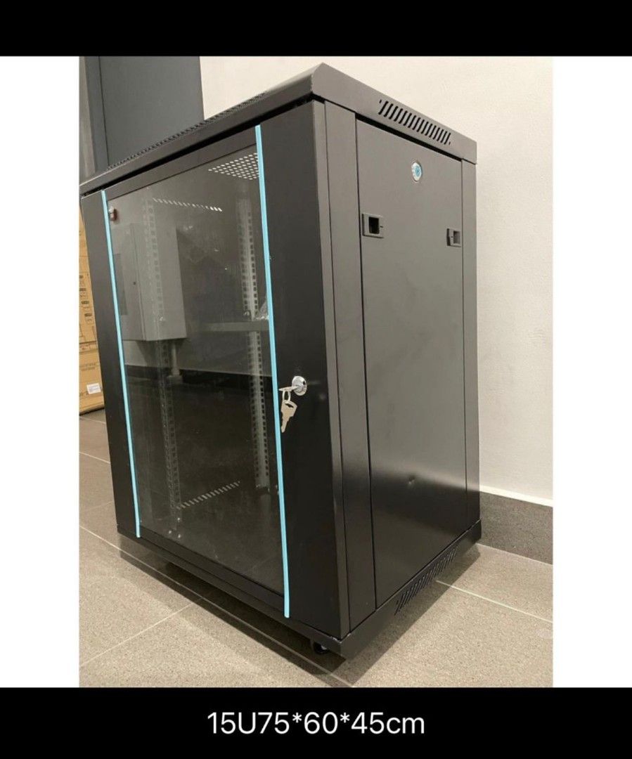 6U 12U 15U. Network patch panel server rack, Computers & Tech, Parts ...