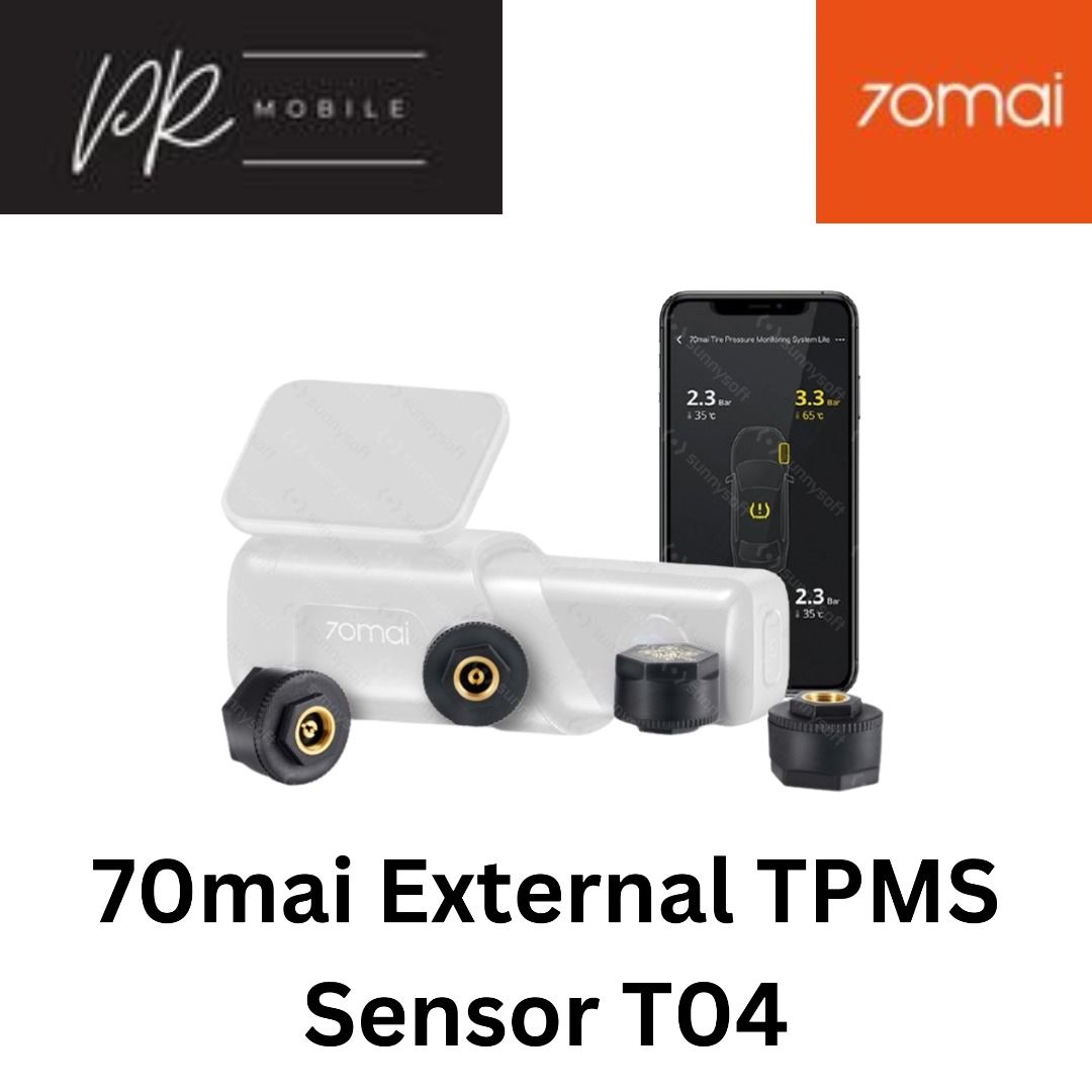 70mai External TPMS Sensor T04, Furniture & Home Living, Security & Locks, Security Systems ...