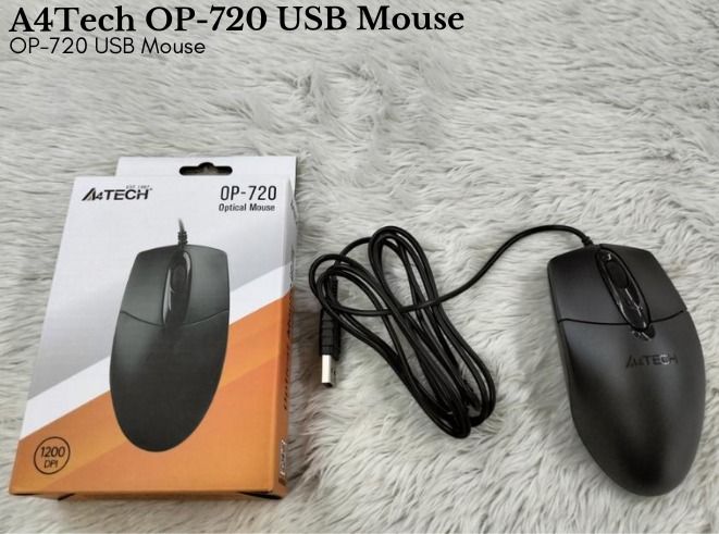 A4Tech OP-720D USB Mouse, Computers & Tech, Parts & Accessories, Mouse ...