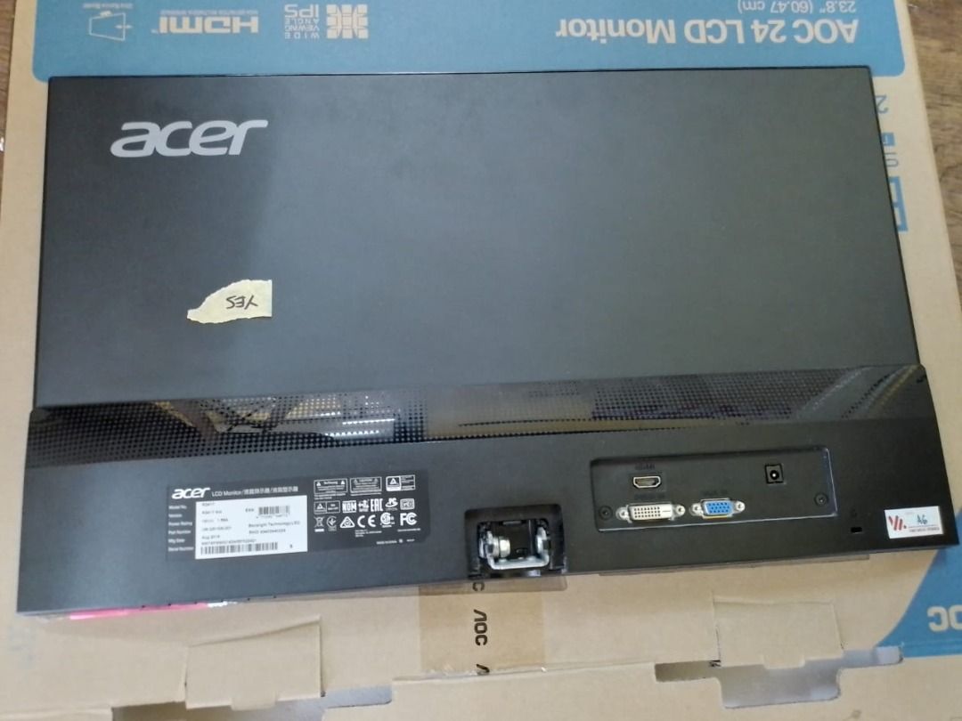 Acer monitor R241Y, Computers & Tech, Desktops on Carousell