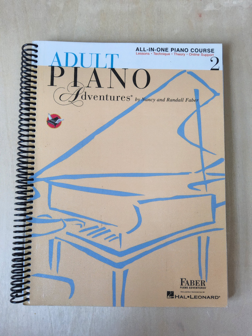 Adult Piano Adventures All-in-One Piano Course Book 2 on Carousell