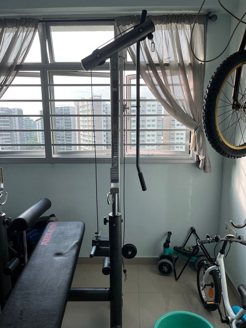 Aibi full gym set, Sports Equipment, Exercise & Fitness, Weights ...