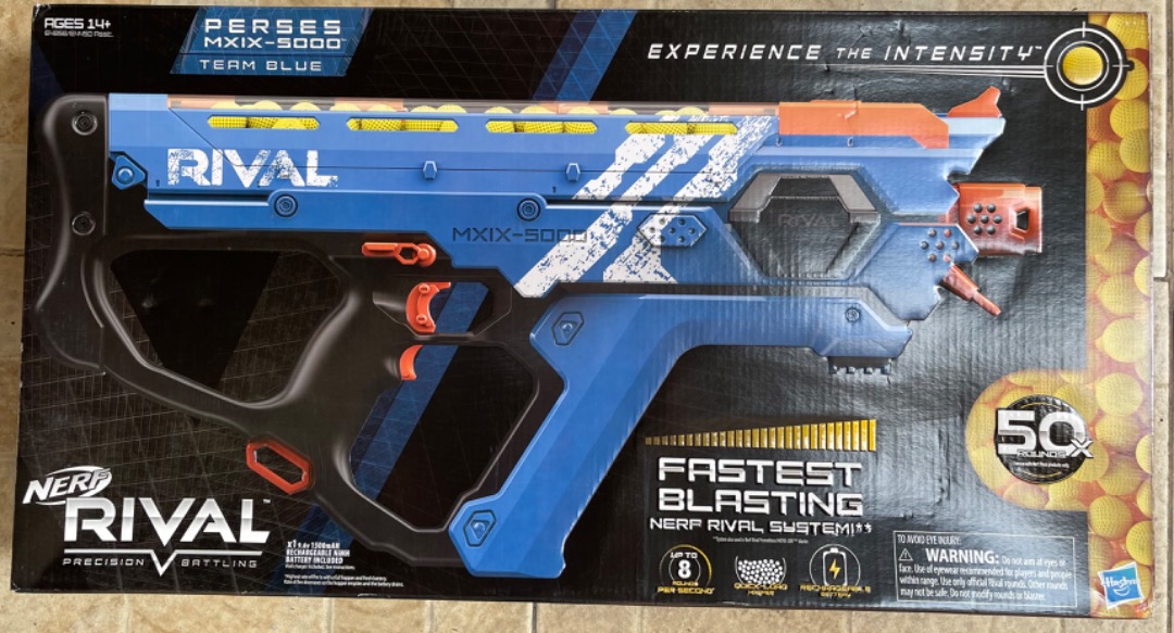 All New Brand New Nerf Rival Perses MXIX-5000 Team Blue OT Orange ...
