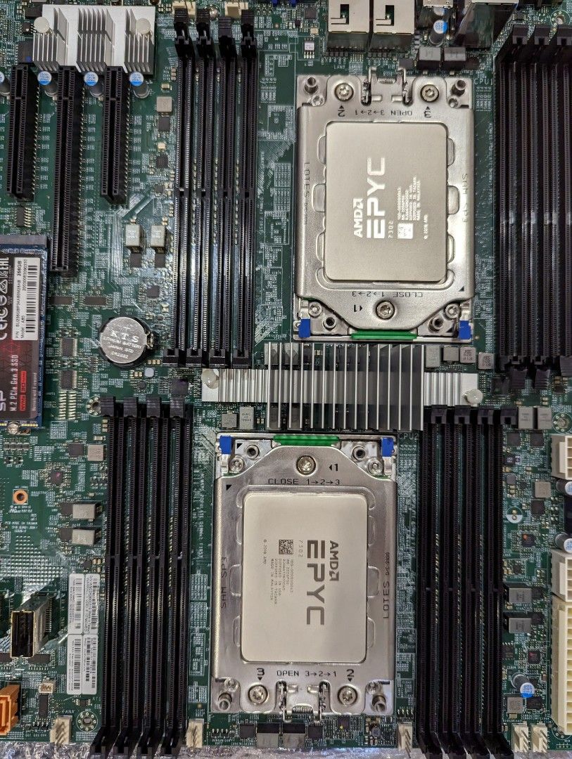 AMD EPYC Rome Workstation, Dual 7302, 32 Cores 64 Threads, 3 GHz Base ...