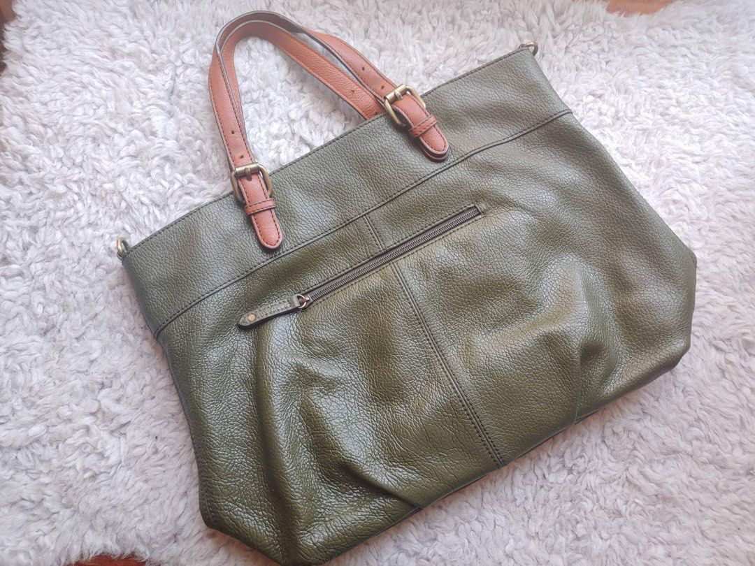 Anthem Tote Bag in Olive Green Color, Women's Fashion, Bags & Wallets ...