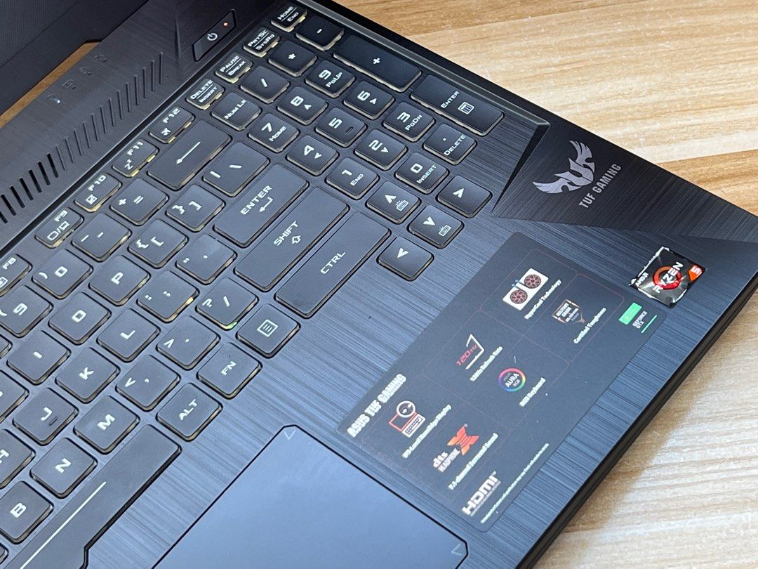 Asus Tuf Fx505dt AMD Ryzen 5 3550H 12GB RAM 256GB SSD 1TB HDD 15.6 inch ...