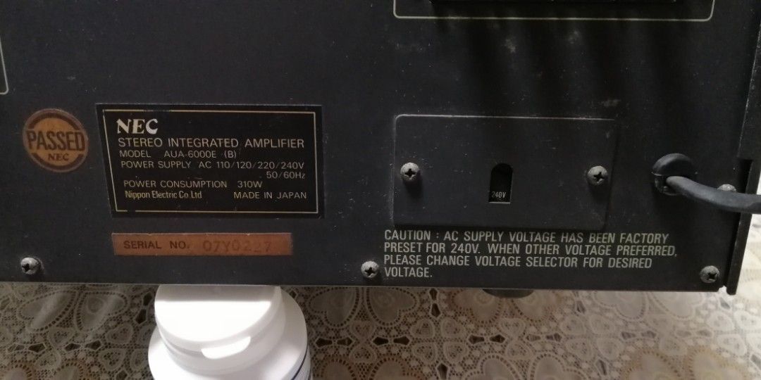 Authentic by Nec Amplifier AUA-6000E, Audio, Soundbars, Speakers ...