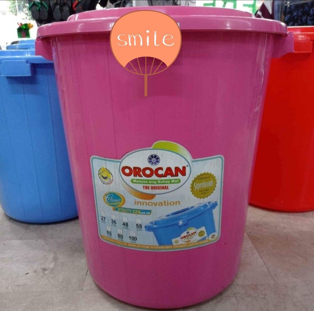 Authentic OROCAN Classic Utility Can w/ Lid 100 liters on Carousell