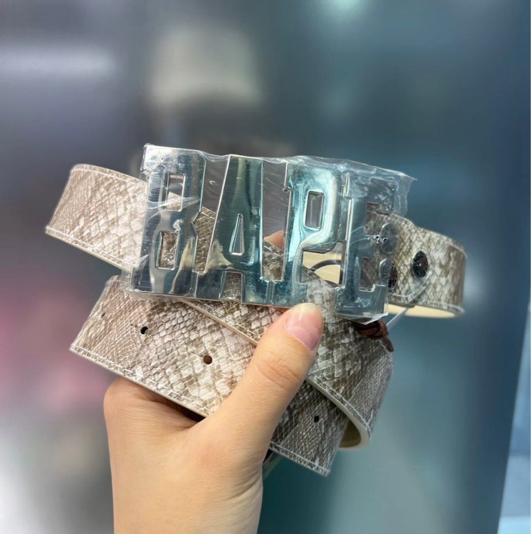 BAPE SNAKE BELT, Men's Fashion, Watches & Accessories, Belts on Carousell